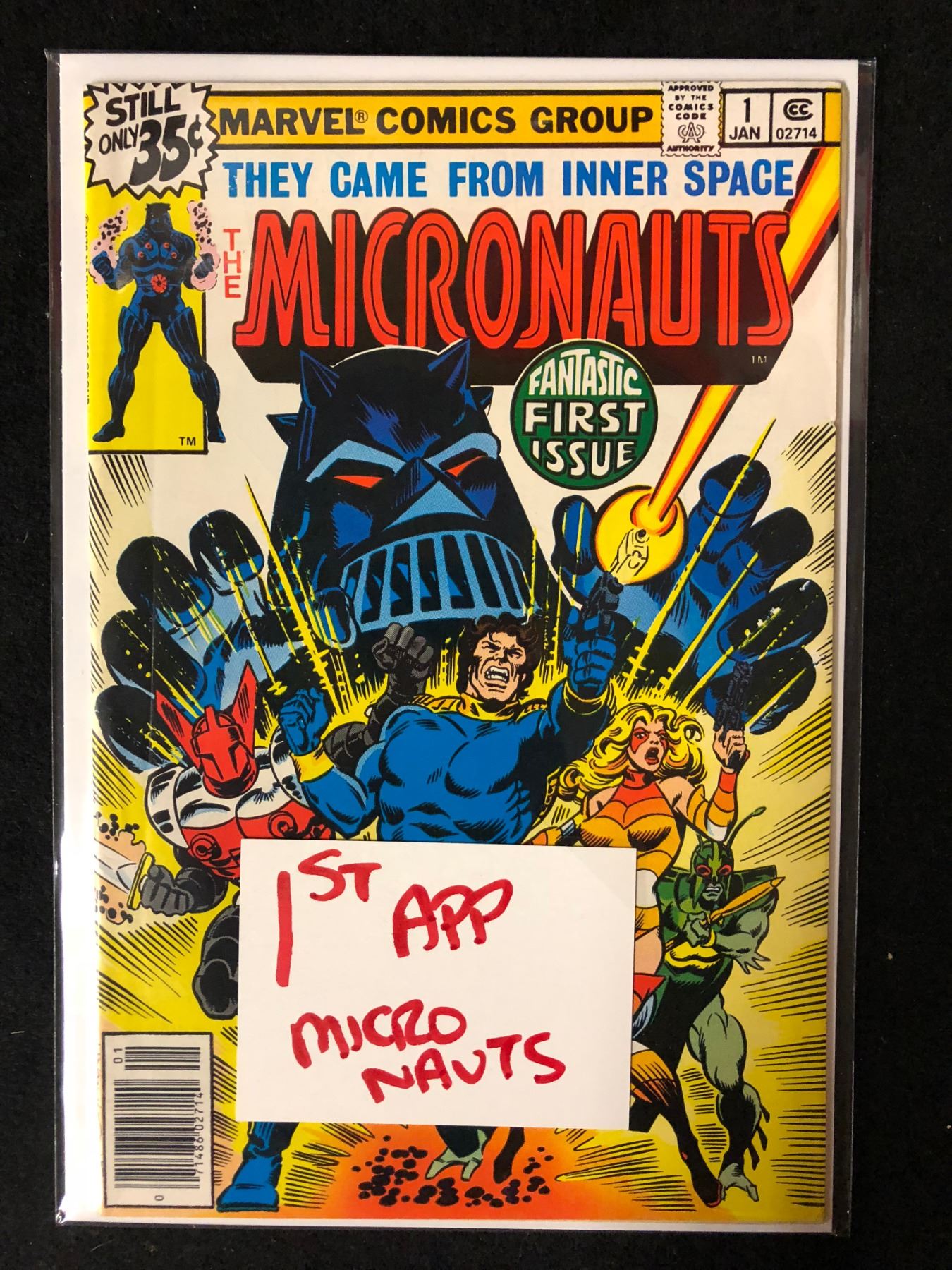 THE MICRONAUTS #1 (MARVEL COMICS) -FANTASTIC FIRST ISSUE-