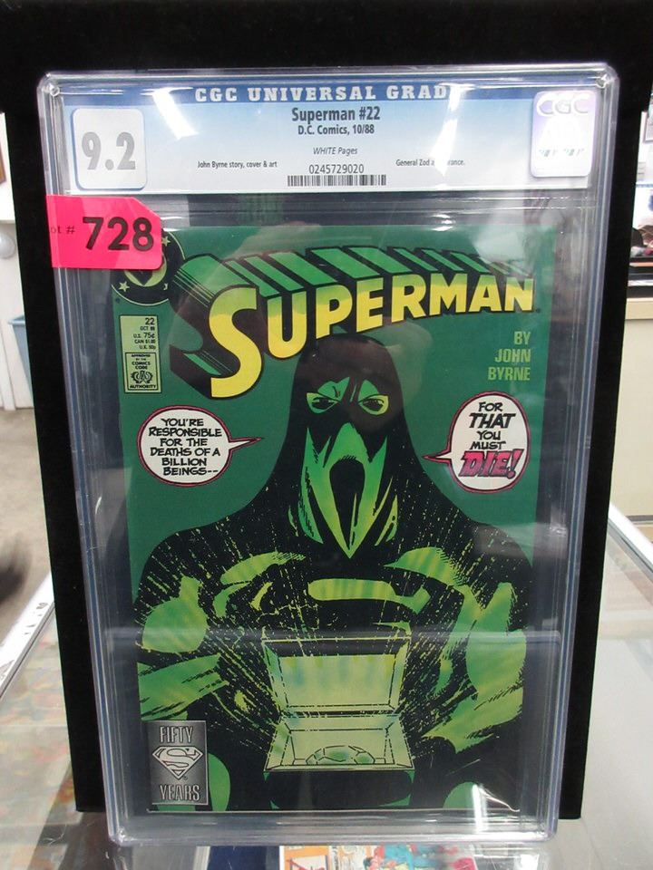 Graded 1988 "Superman #22" DC Comic