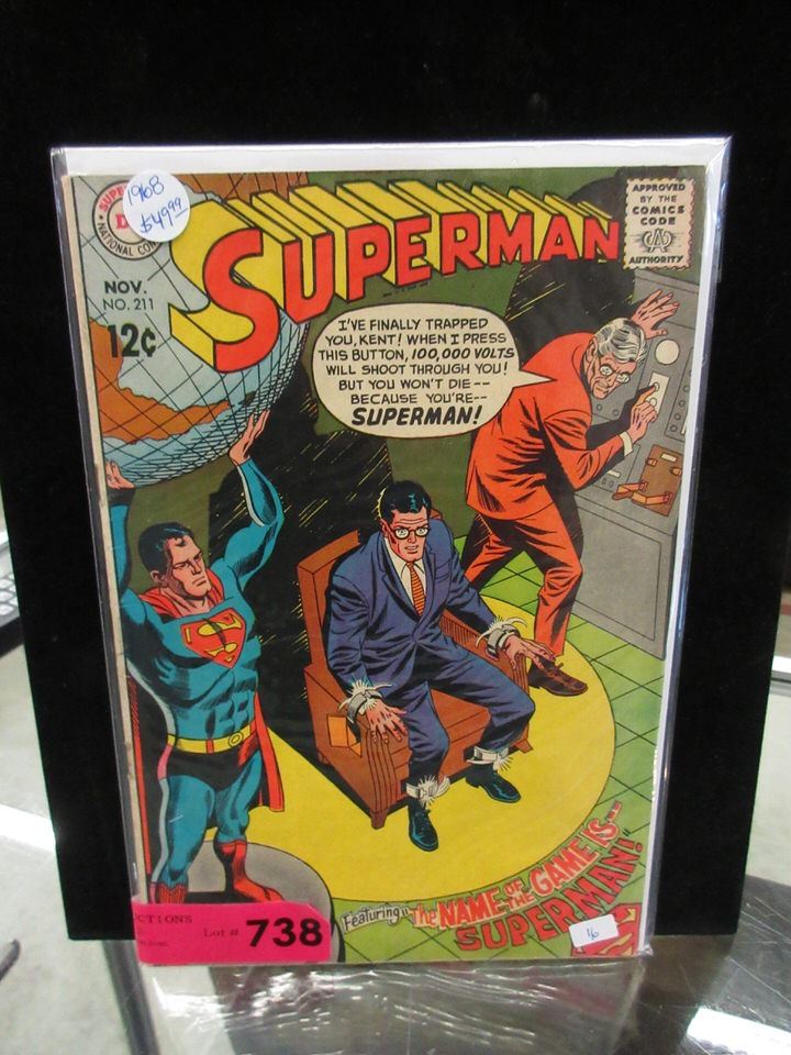1968 "Superman #211" DC Comic