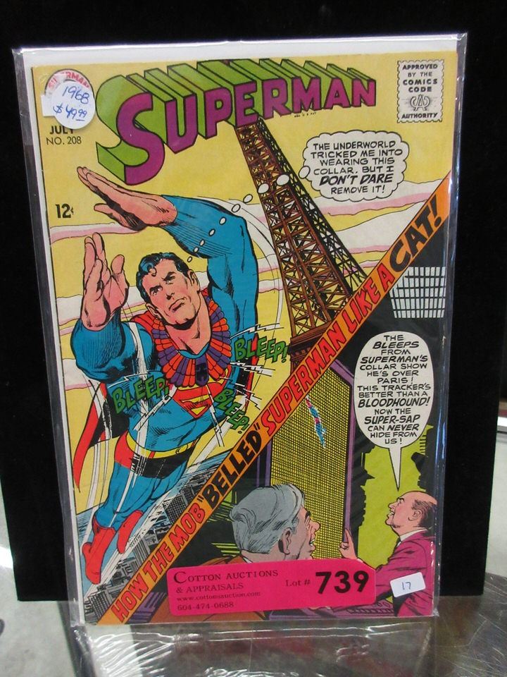 1968 "Superman #208" DC Comic