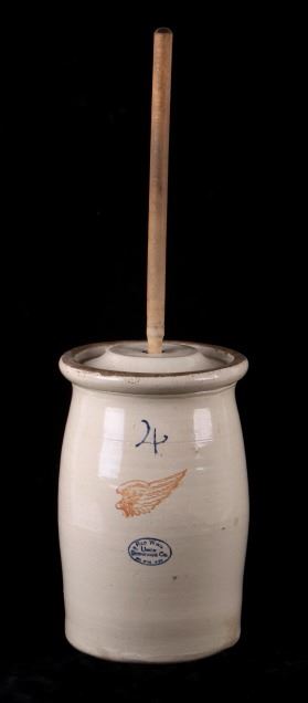 Early 1900's Red Wing 4 Gallon Butter Churn