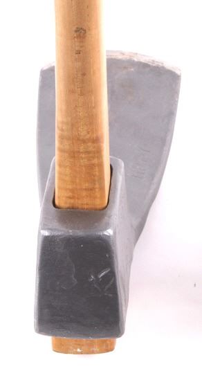 Antique Long Handle Railroad Adze & Pry Bar Set