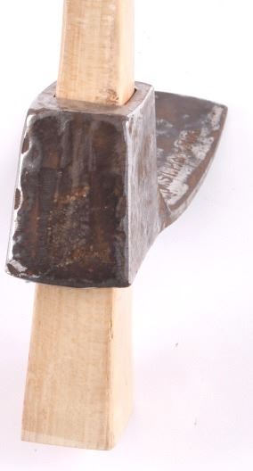 Antique Long Handle Railroad Adze & Pry Bar Set