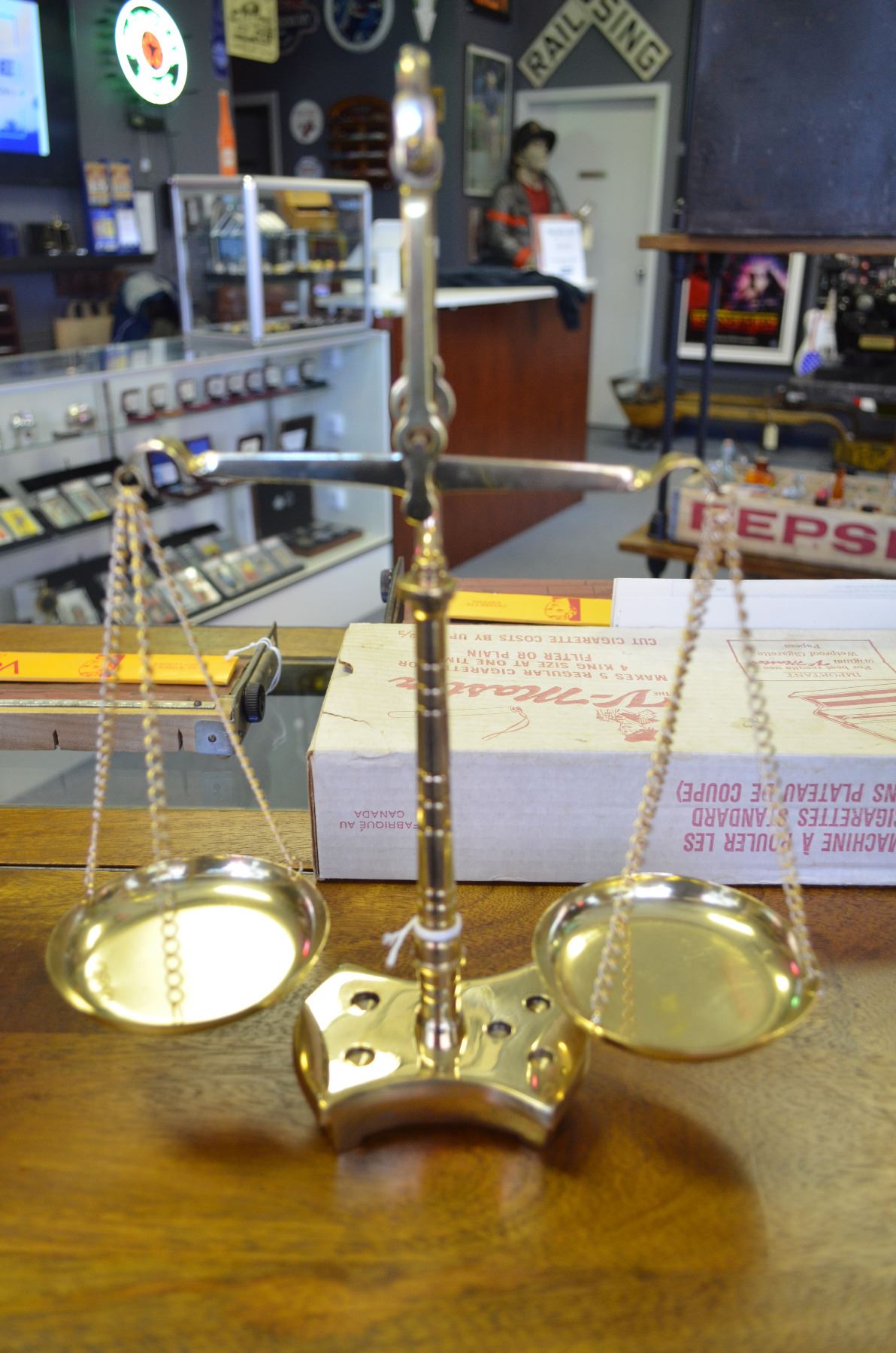 Vintage Solid Brass Scale