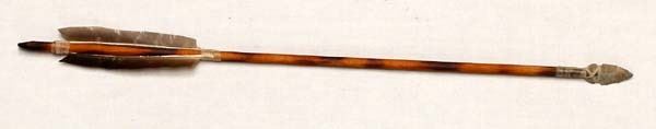 Rare Antique Modoc Wood Bow & Arrow, ca 1870-1888