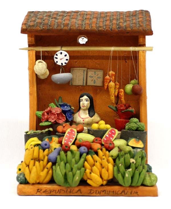 Mexican Pottery Fruit Stand