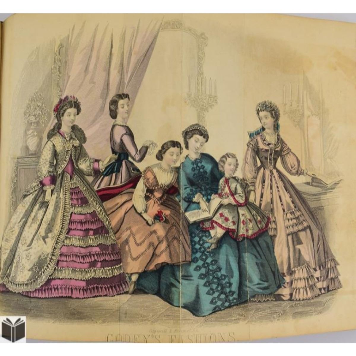 Louis A Godey Godey's Lady's Book And Magazine 1864 Antique Civil War ...