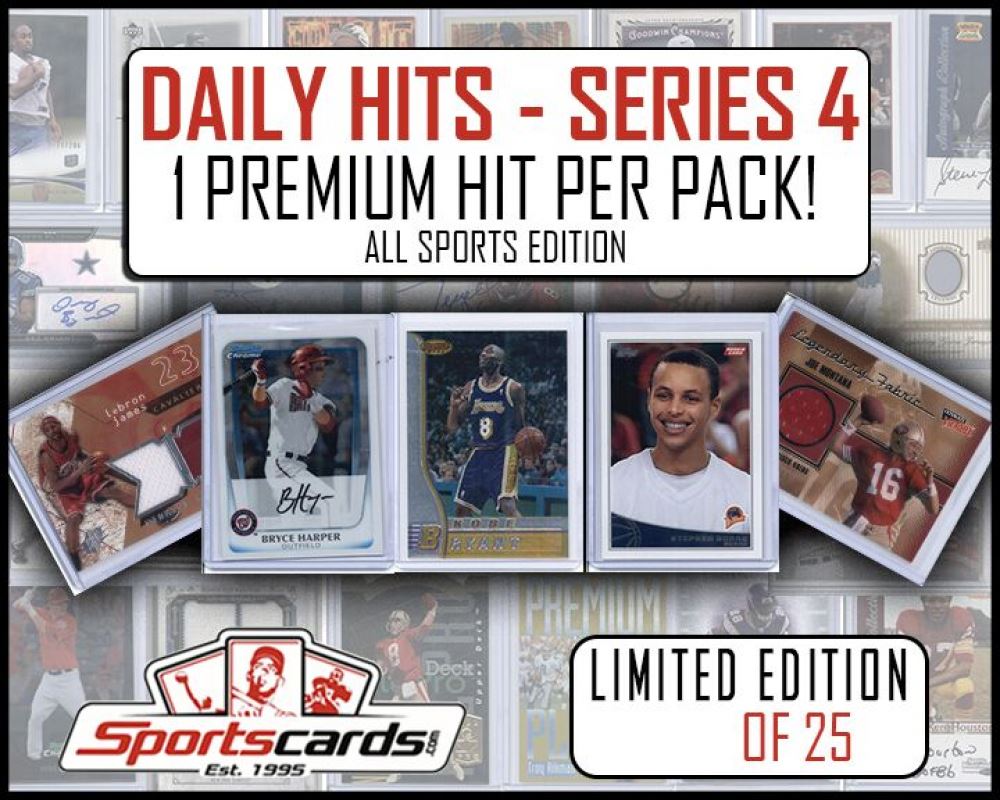 "DAILY HITS SERIES 4â€ All Sports Editionâ€“1 PREMIUM HIT PER PACK
