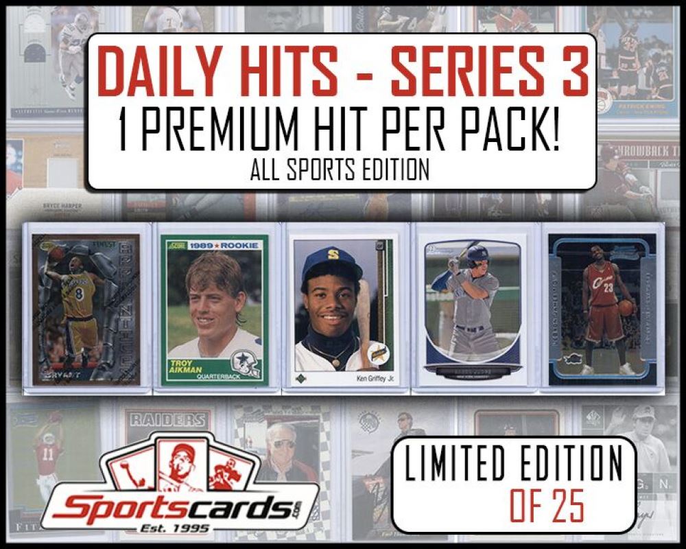 "DAILY HITS SERIES 3â€ All Sports Edition â€“1 PREMIUM HIT PER PACK