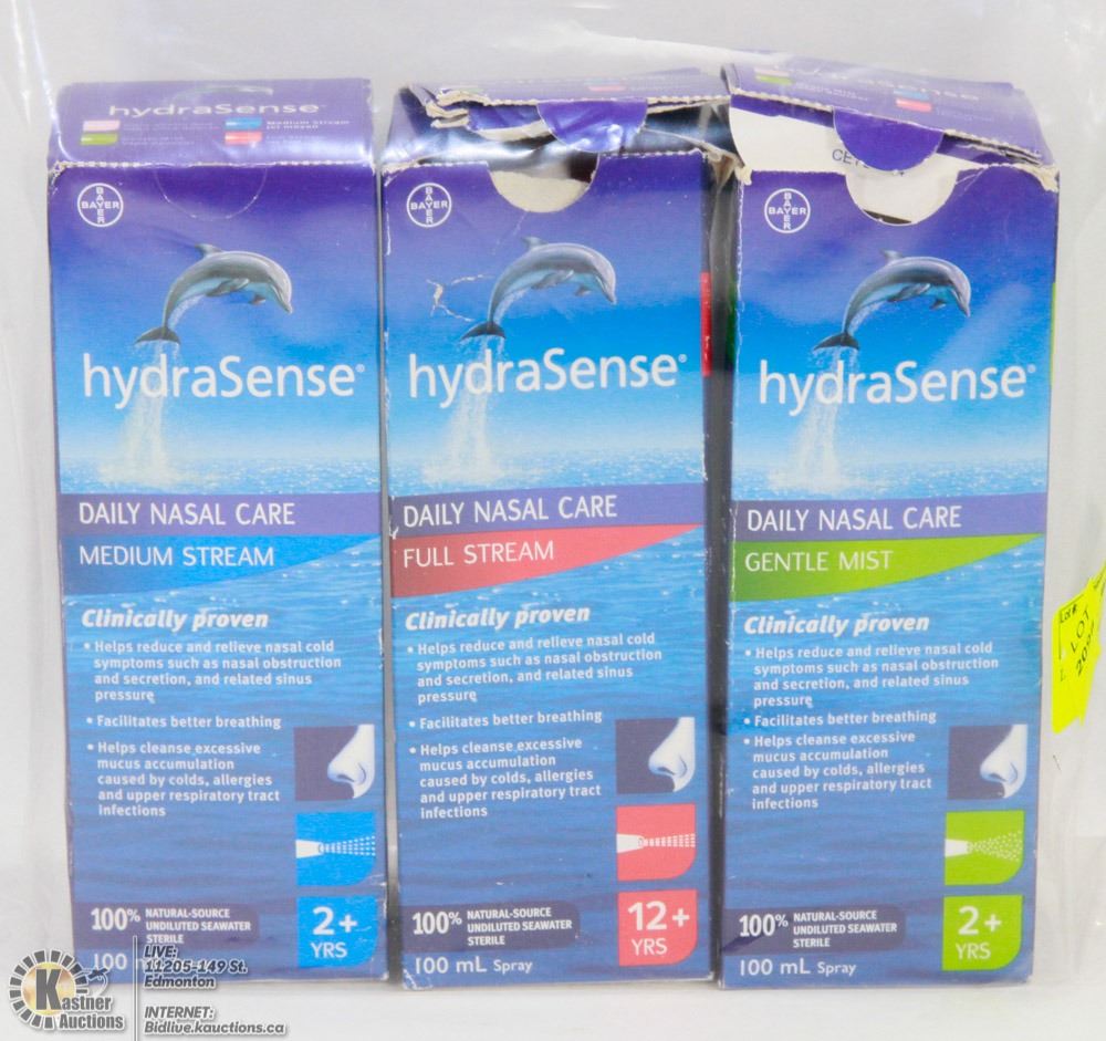 LOT OF HYDRASENSE NASAL SPRAY - Kastner Auctions