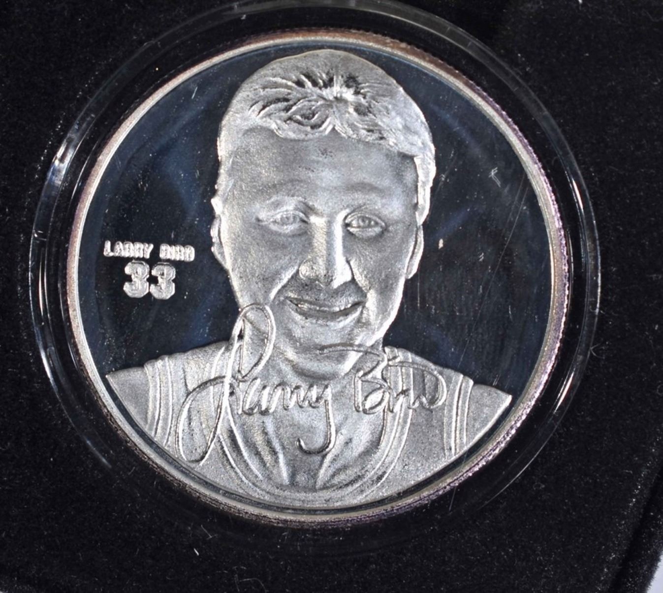 LARRY BIRD 1oz .999 SILVER ROUND