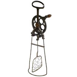 Express or "Fly Swatter" egg beater, mfgd. by National Mfg. Co., cast ...