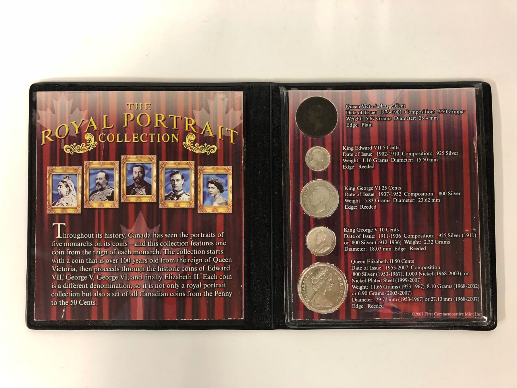 THE ROYAL PORTRAIT COIN COLLECTION (FIRST COMMEMORATIVE MINT)