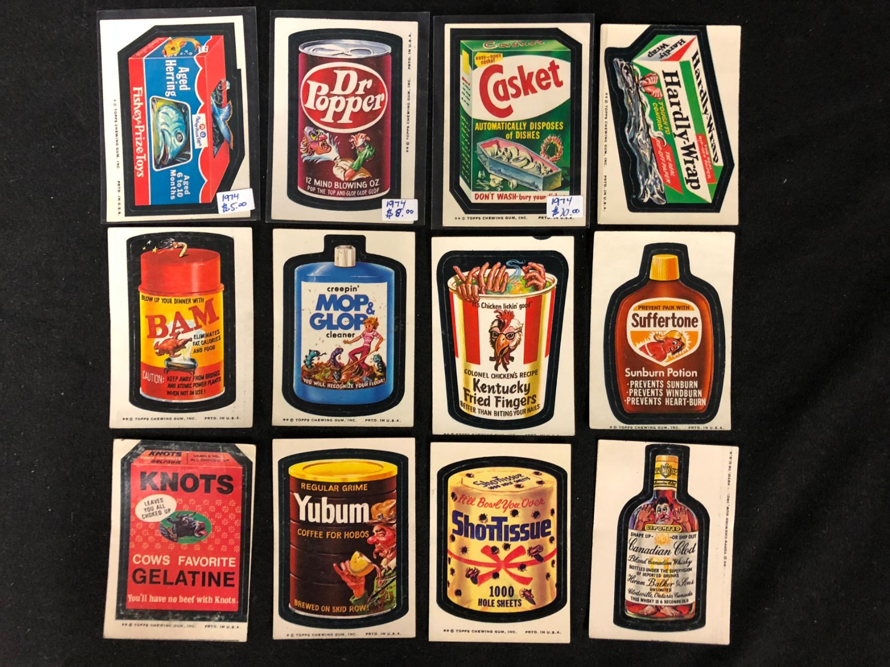 Topps Wacky Packages Stickers Lot