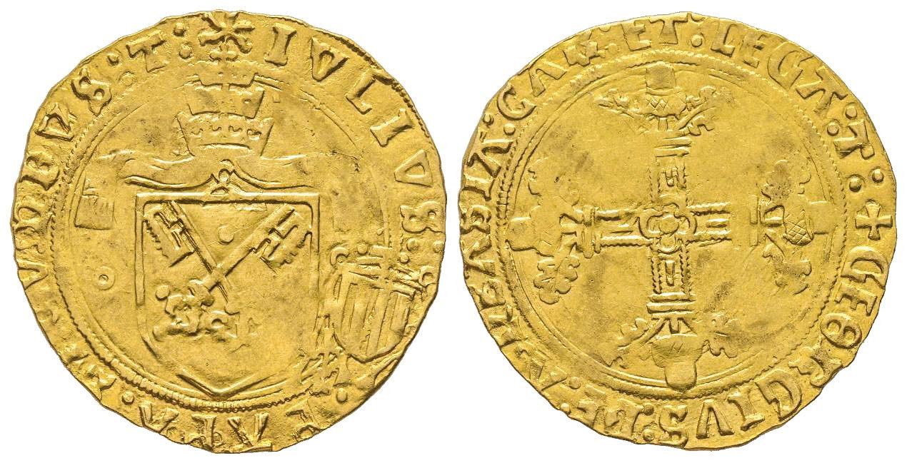 Giulio II (Giuliano della Rovere) 1503-1513 Scudo d’oro del sole ...