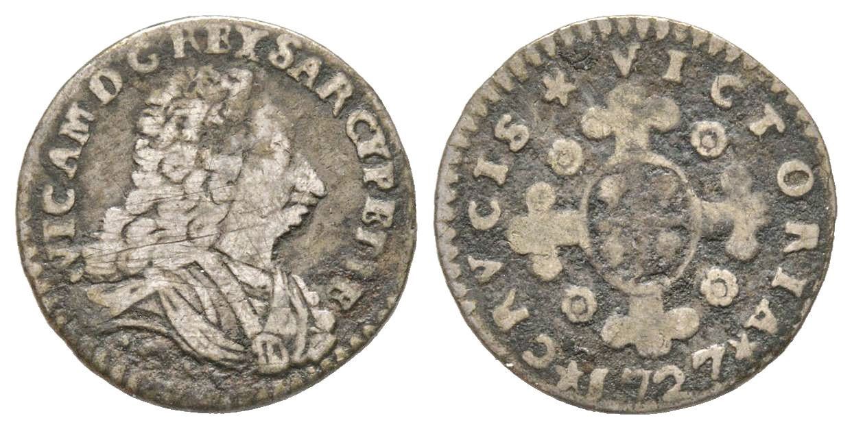 Italy - Savoy Vittorio Amedeo II Monetazione per la Sardegna 1724-1727 ...