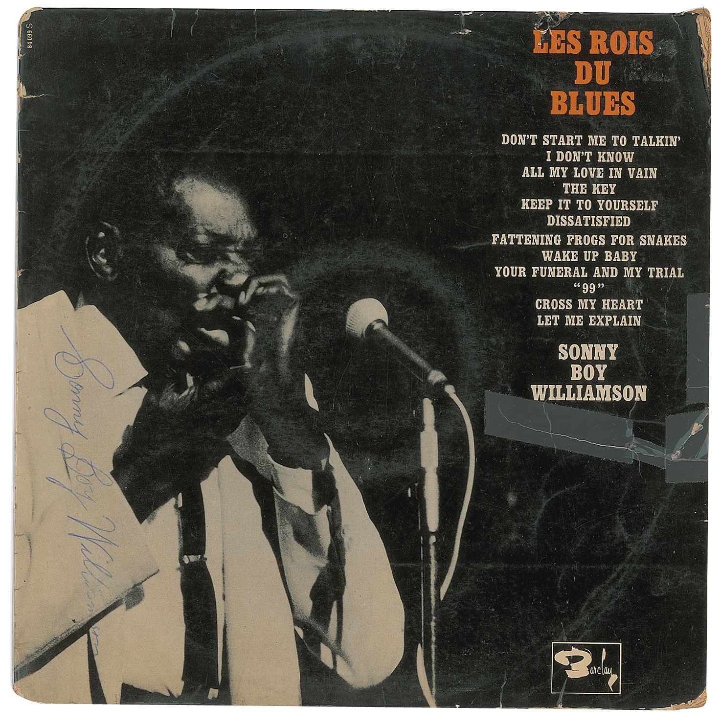 Sonny Boy Williamson Signed Album