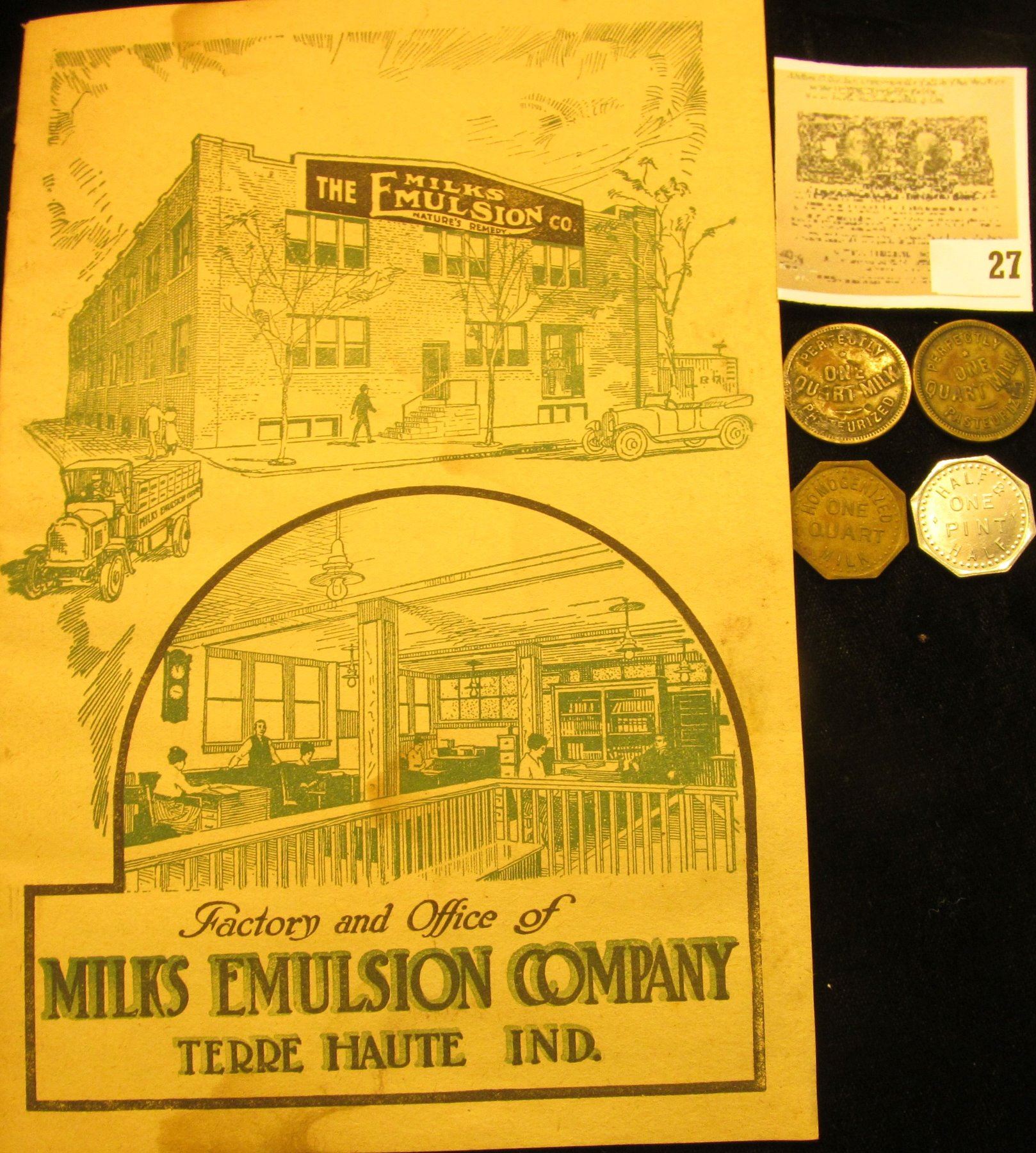 Early Quack Doctor factory advertising brochure "Factory and Office of ...