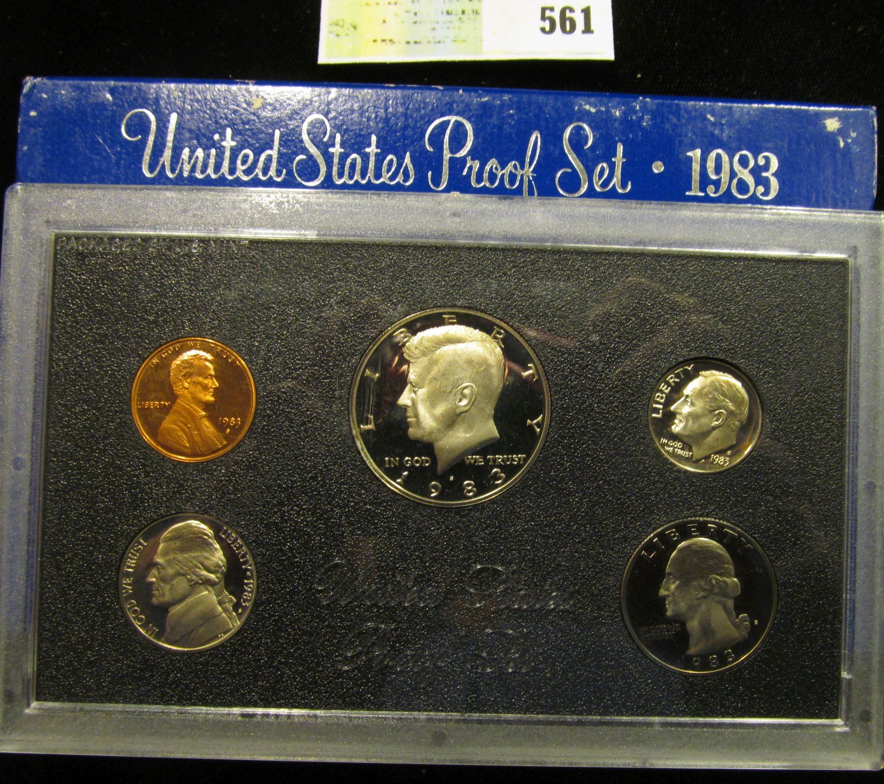 1983 S U.S. Proof Set, Original as issued. A nice attractive set with ...