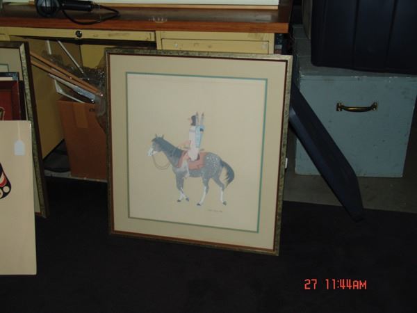 Leonard "Black Moon" Riddles, Comanche (1919-2003)