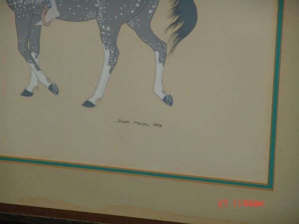 Leonard "Black Moon" Riddles, Comanche (1919-2003)