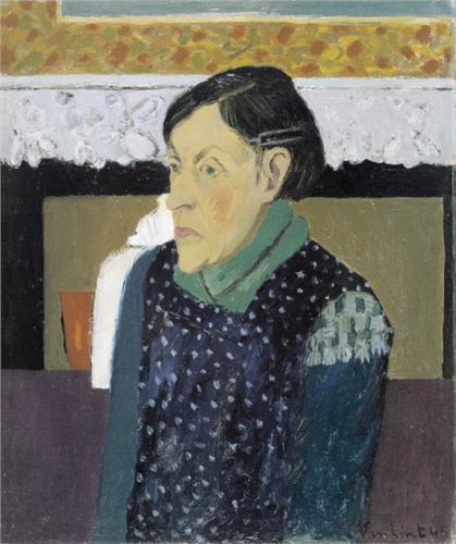 Louis Van Lint , Portrait de ma mère (1945) , 1909-1987 , , Belgian School