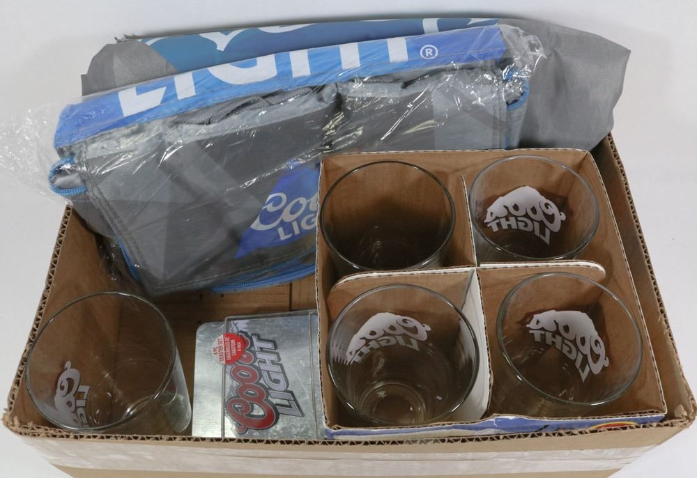 COORS LIGHT COLLECTOR BOX.