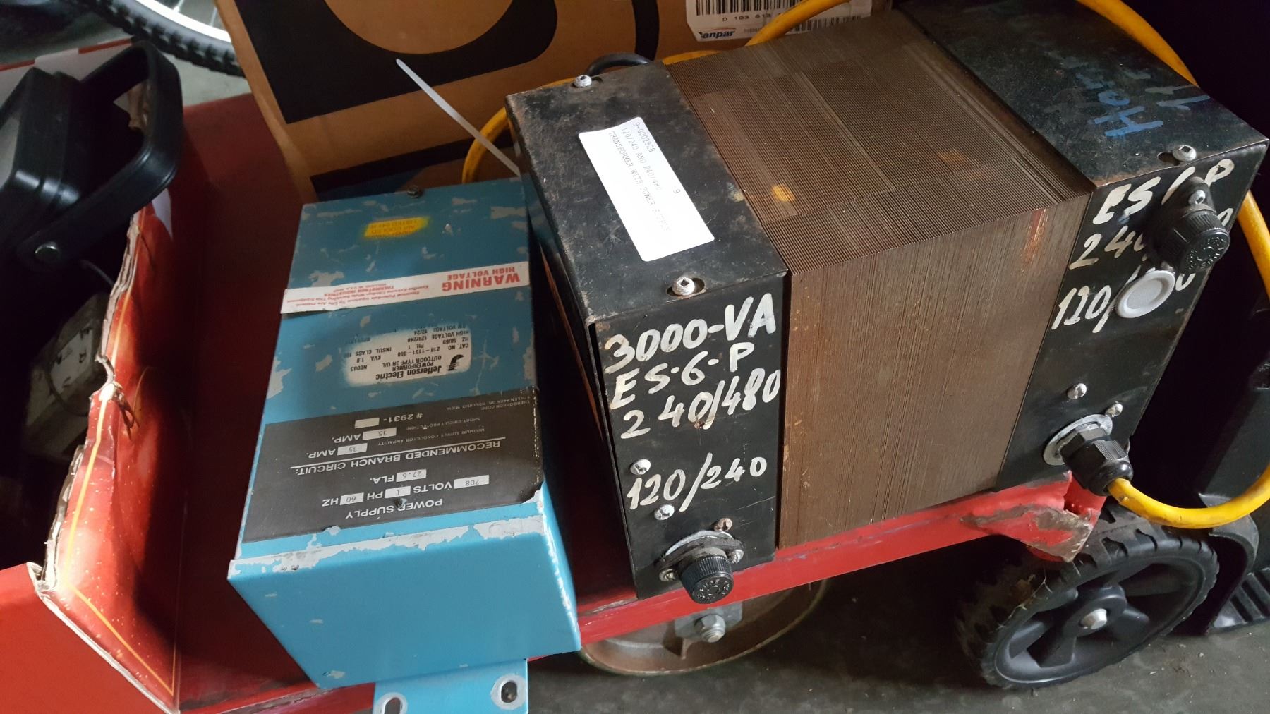 120 240 AND 240 480 TRANSFORMER WITH POWER SUPPLY Big Valley Auction 120-240-and-240-480-transformer-with-power-supply-big-valley-auction