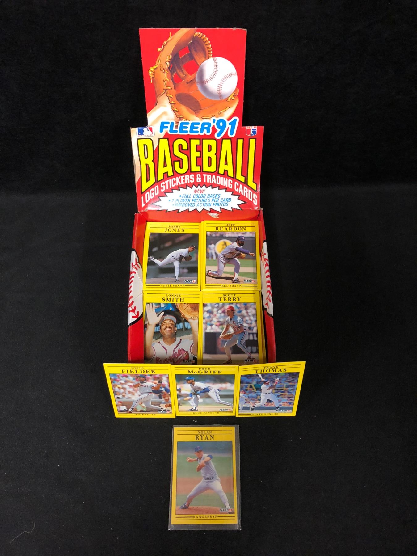 1991 Fleer Baseball Logo Stickers & Trading Cards