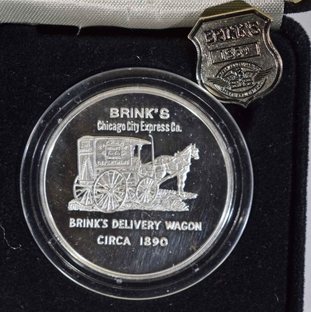 BRINK'S DELIVERY WAGON CHICAGO CITY EXPRESS