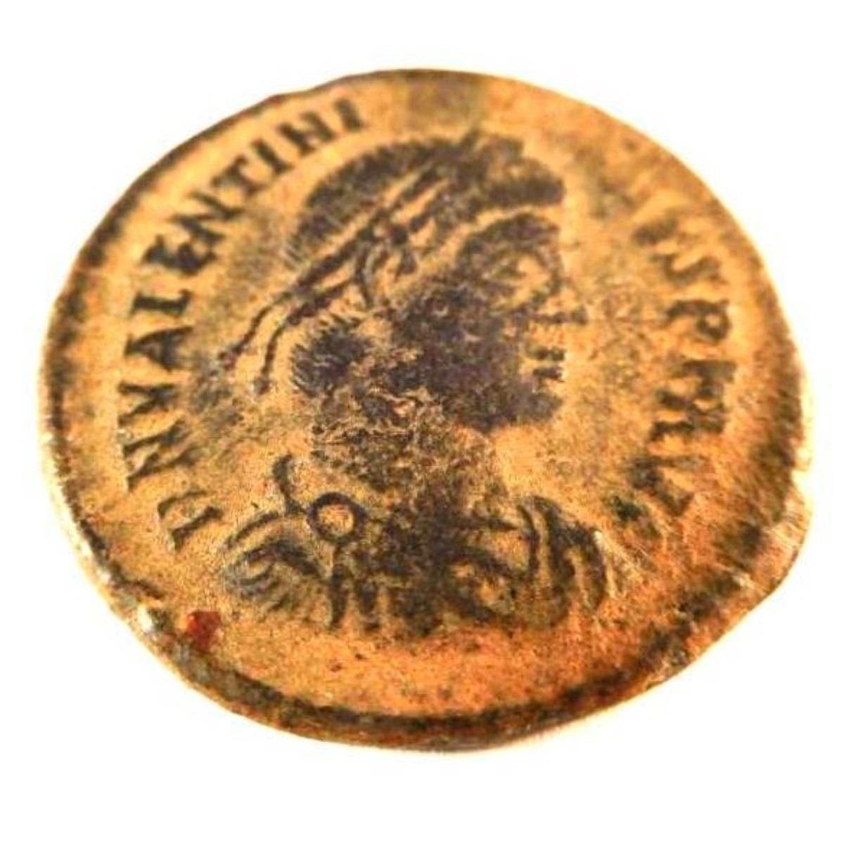 Bronze Coin of Valentinian II (375 - 393 A.D.)