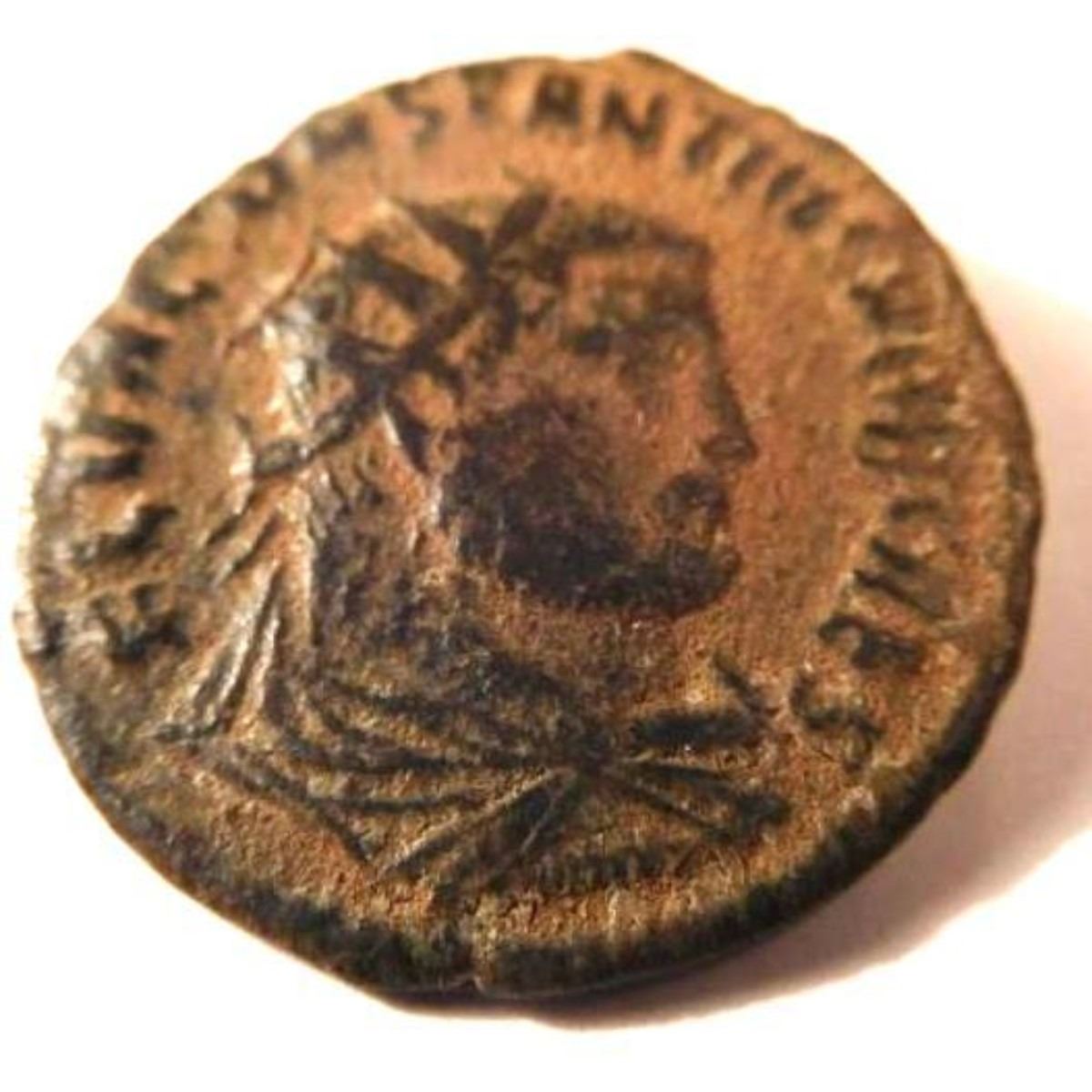 Bronze coin of Constantius I (305-306 A.D.)