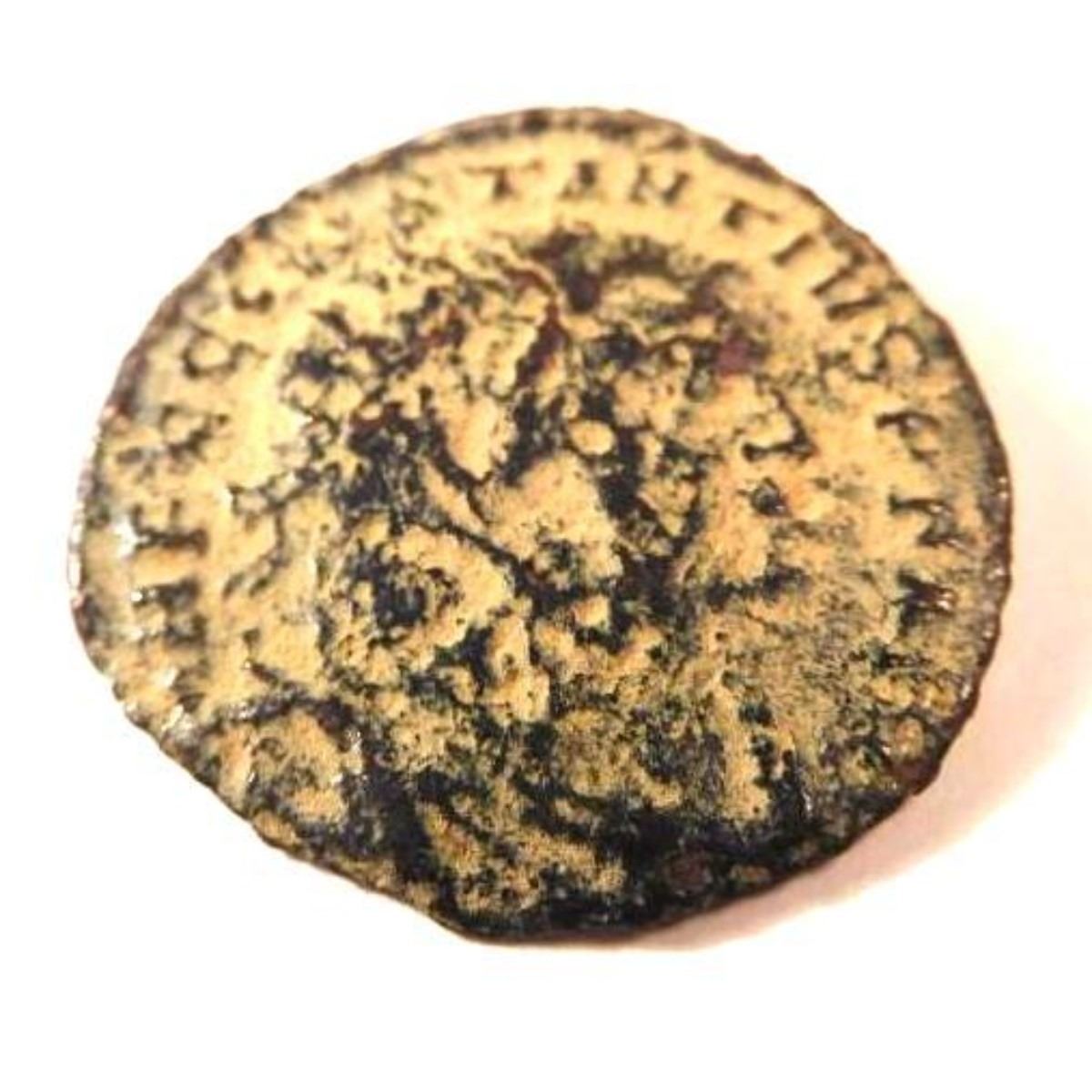 Bronze coin of Constantius I (305-306 A.D.)