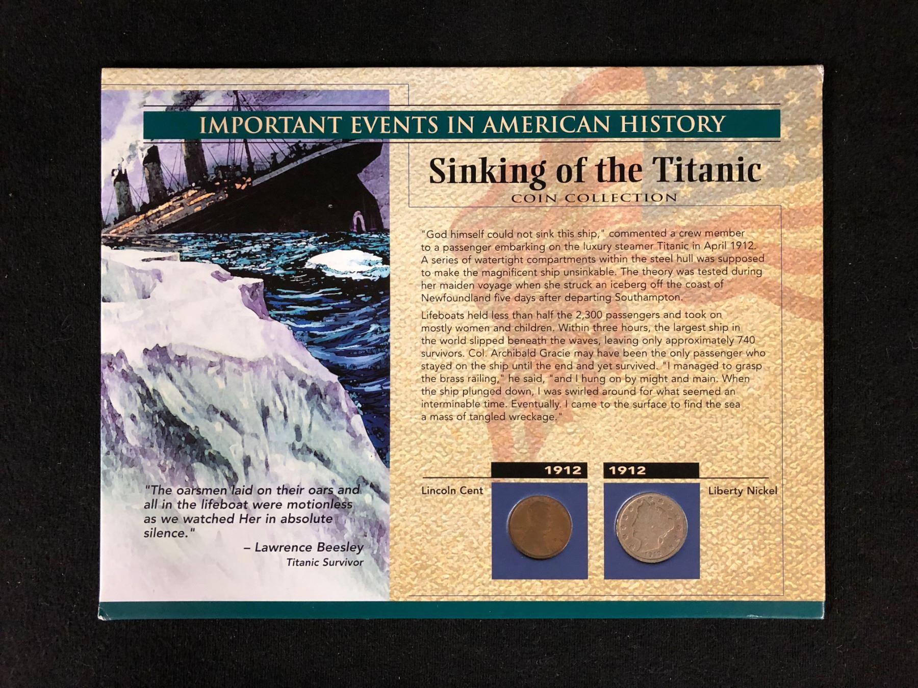 SINKING OF THE TITANIC COIN COLLECTION (1912)