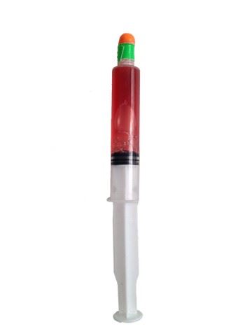 Hell Fest screen Used Syringe w/ Blood Movie Props