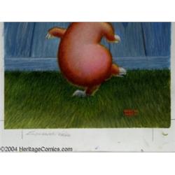 Kelly Freas - "Animal Farm" Squealer Illustration Original Art (Easton ...