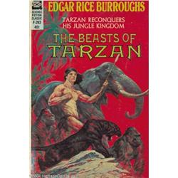 Frank Frazetta - The Beasts of Tarzan Cover Preliminary Original Art ...