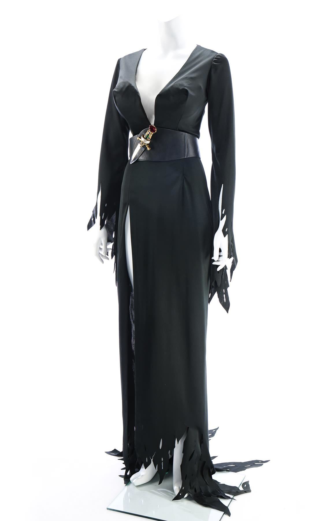 Elvira’s (Cassandra Peterson) Signature Black Gothic Dress - ELVIRA ...