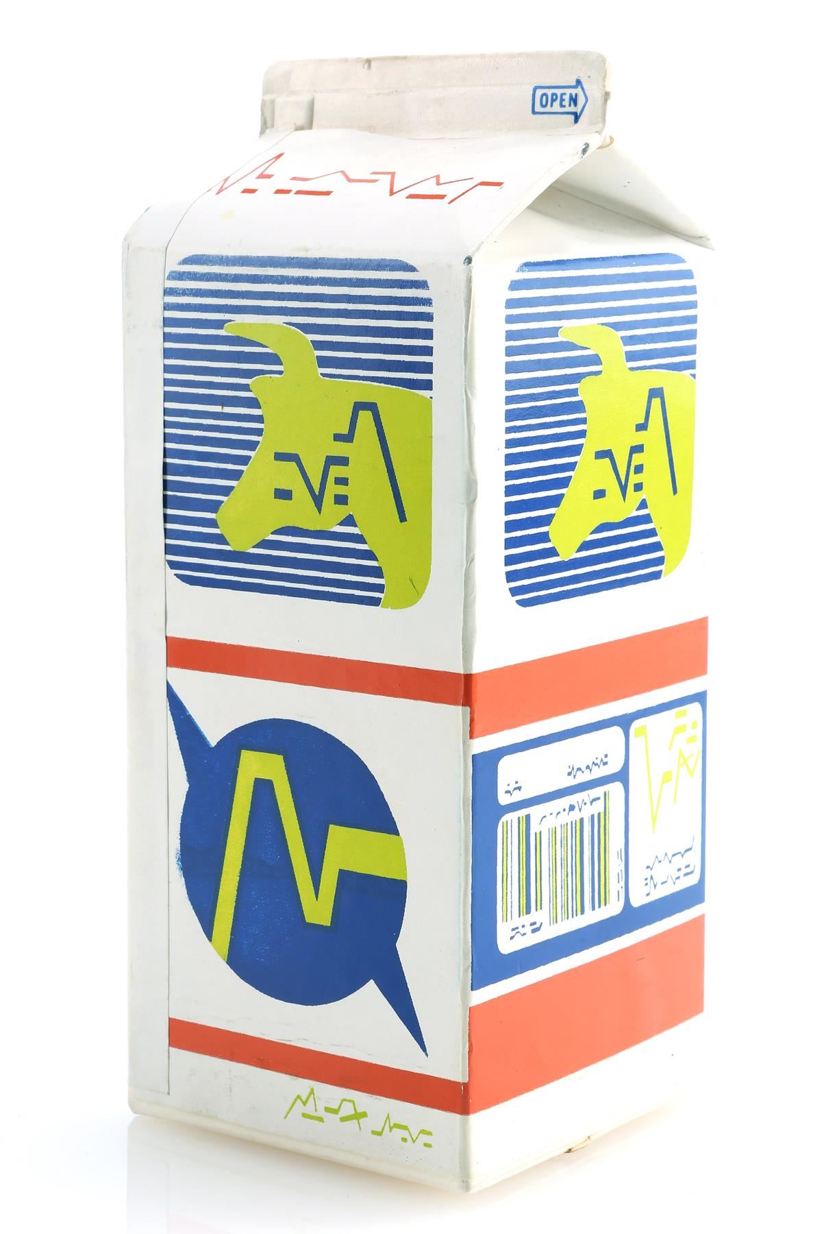 White Gold Half-Gallon Milk Carton - ALIEN NATION (1989 - 1990)