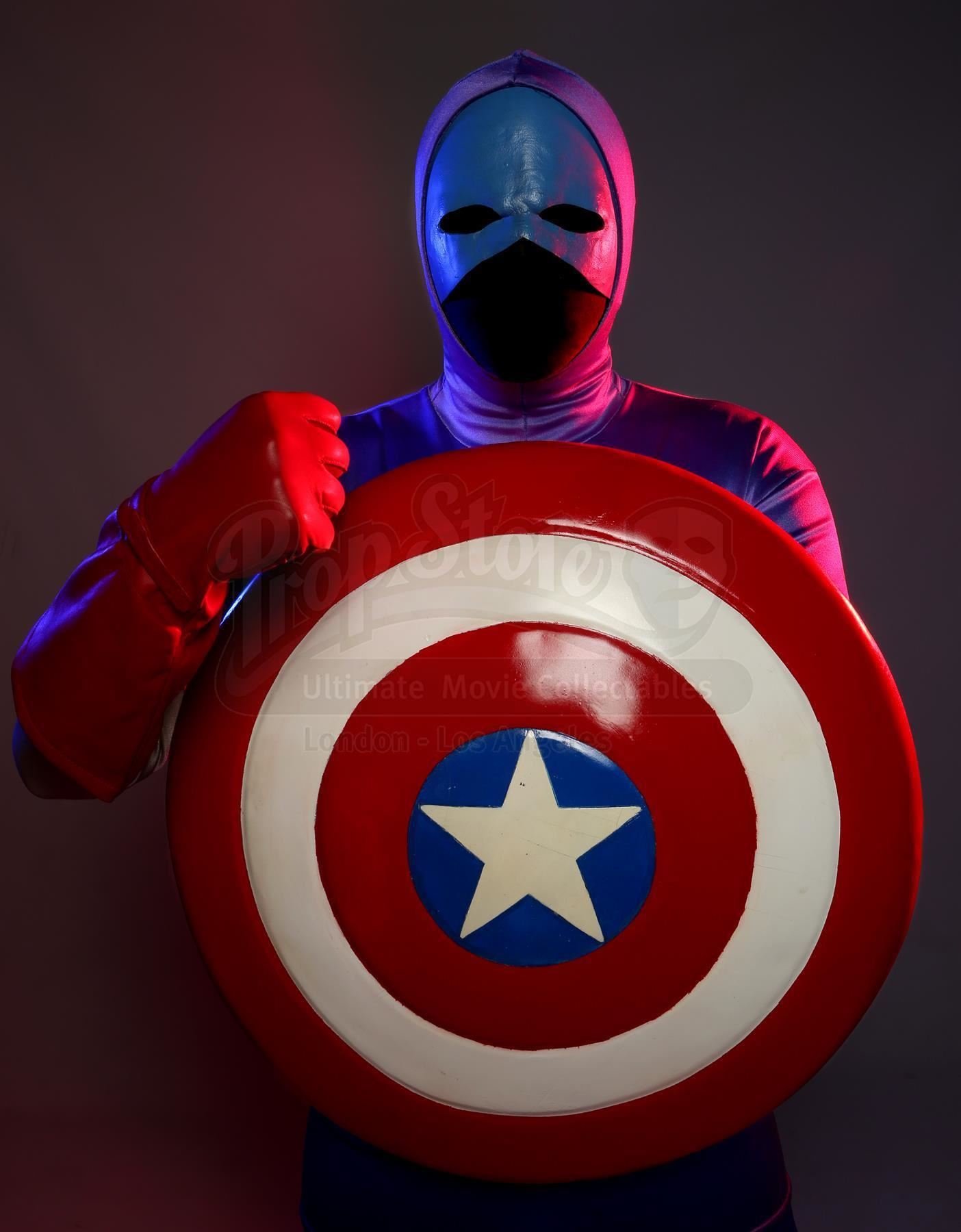 Captain America’s (Matt Salinger) Metal Circular Shield Prototype ...