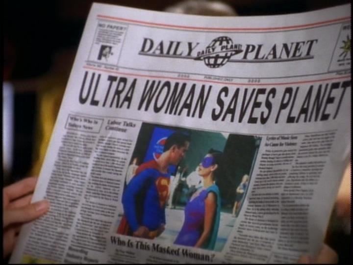 ‘Ultra Woman Saves Planet’ Daily Planet Newspaper - LOIS & CLARK: THE ...