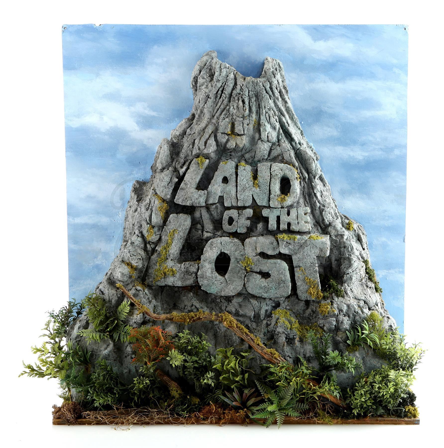Opening Title Sequence Miniature Foam Logo Volcano - LAND OF THE LOST ...