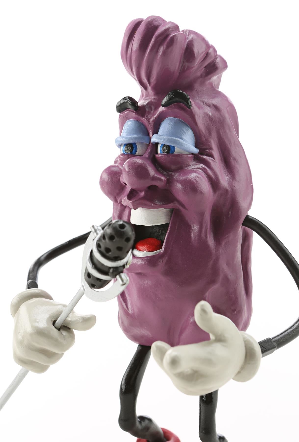 A.C.'s California Raisin Puppet and Microphone Replica On Stand Signed ...