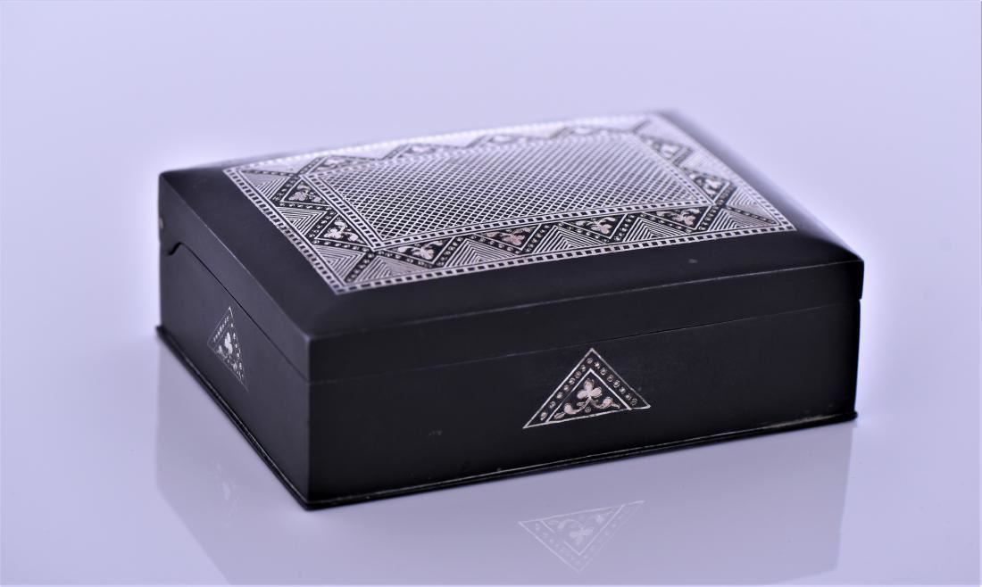 Antique 19th Century Mughal Bidri Box