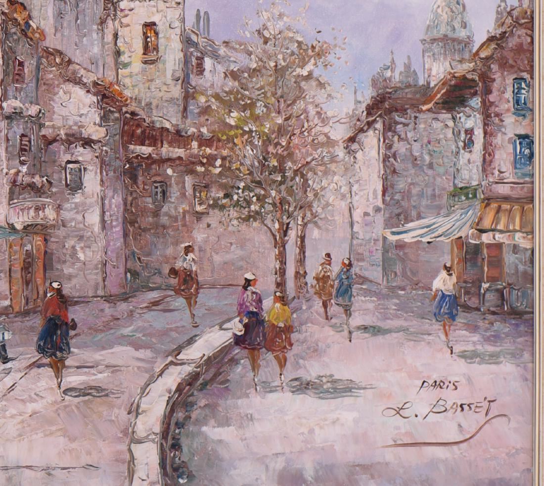 Louis Basset, 1948, Titled Paris, Oil