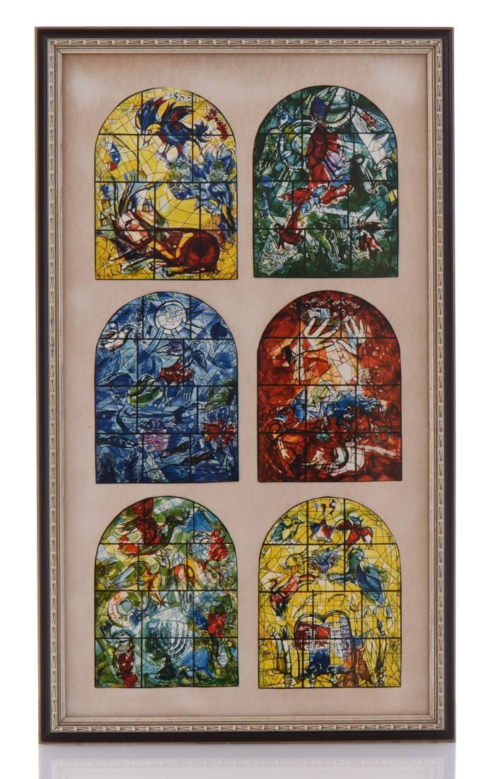 Marc Chagall The Six Stained Glass Windows