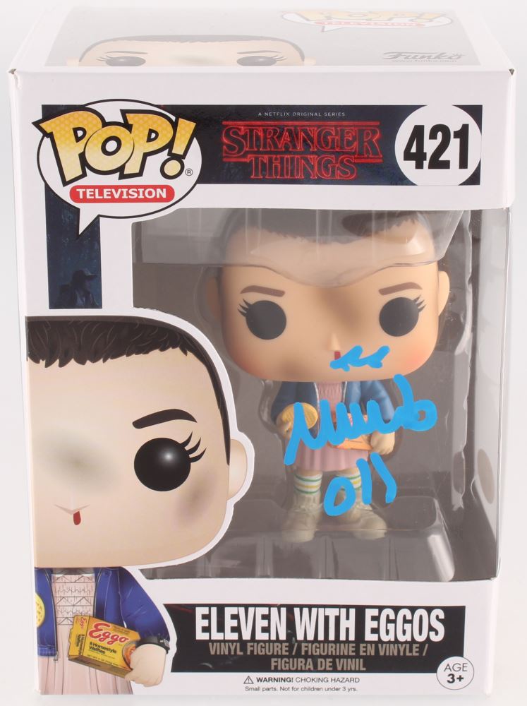 Millie Bobby Brown Signed "Eleven" #421 Stranger Things Funko Pop Vinyl ...