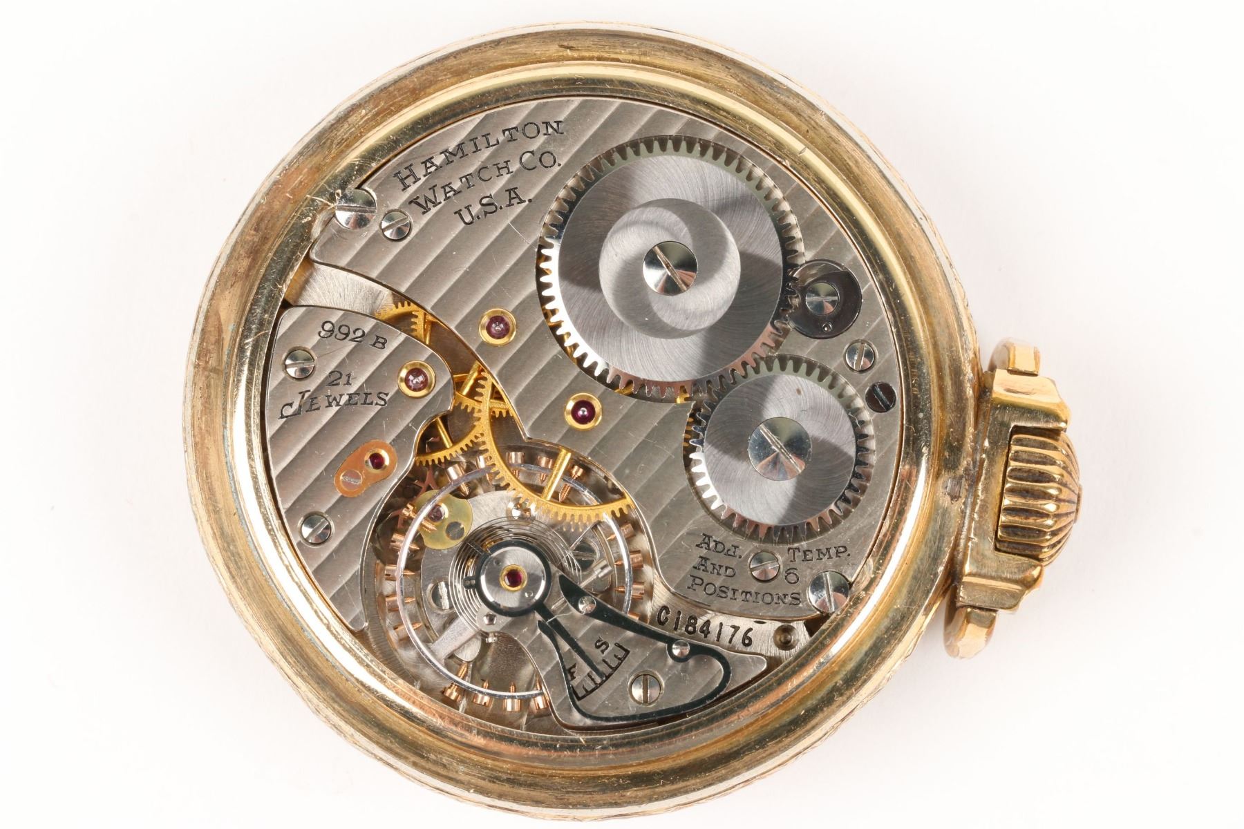 Hamilton, "992" Railroad Pocket Watch