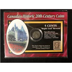 CANADA'S HISTORIC 20th CENTURY COINS AND STAMP SETS