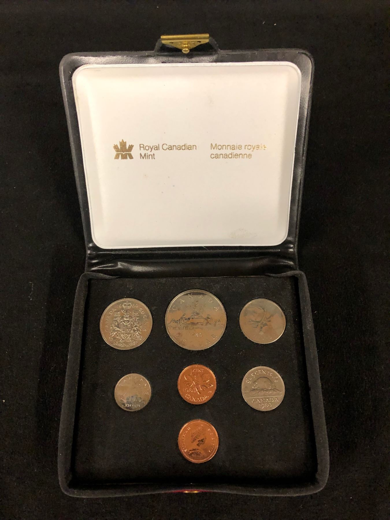 1980 ROYAL CANADIAN MINT 7 PIECE COIN SET